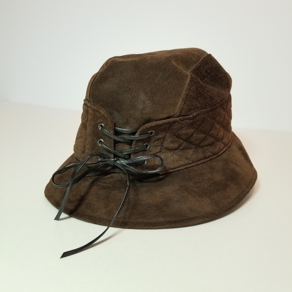 Eric Javits | Accessories | Eric Javits Suede Bucket Hat | Poshmark
